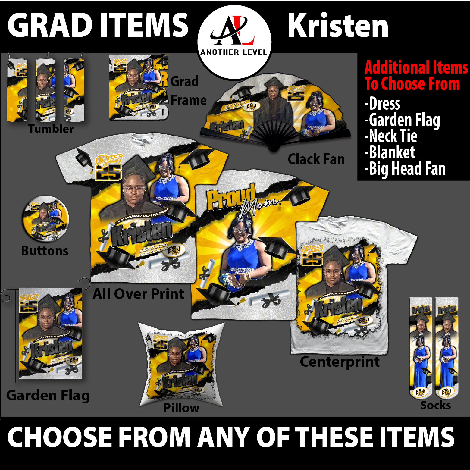 Kristen - Individual Graduation Party Items (Order deadline Friday, Ju ...