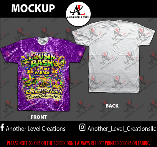 Mardi Gras - Cousin Bash – Another Level Creations